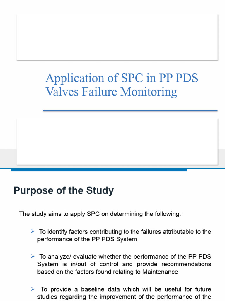 SPC Application On PP PDS Valves Failure | PDF | Valve | Reliability Engineering