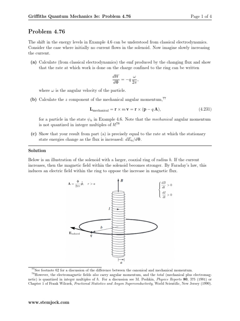 Griffiths QMCH 4 P 76 | PDF