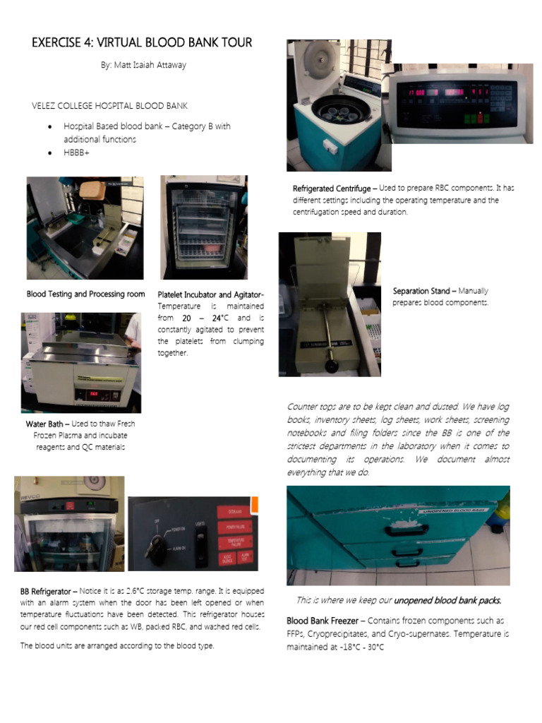 Exercise 4 - Lab Visit - Notes | PDF