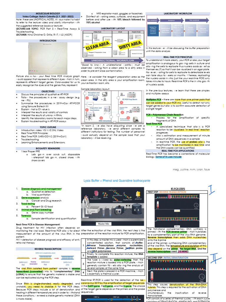 MBDX Lab Lecture 7 Real Time Assays Troubleshooting Pt.3 | Download ...
