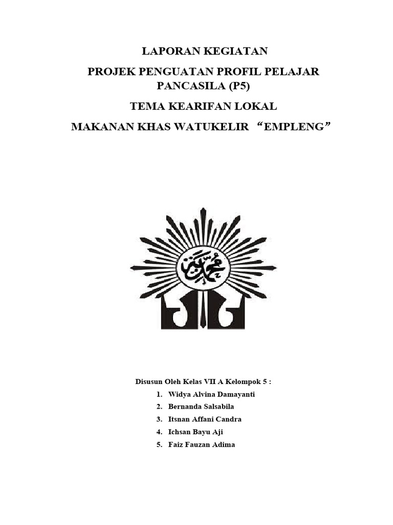 Laporan Kearifan Lokal Empleng Watukelir | PDF | Karier & Perkembangan