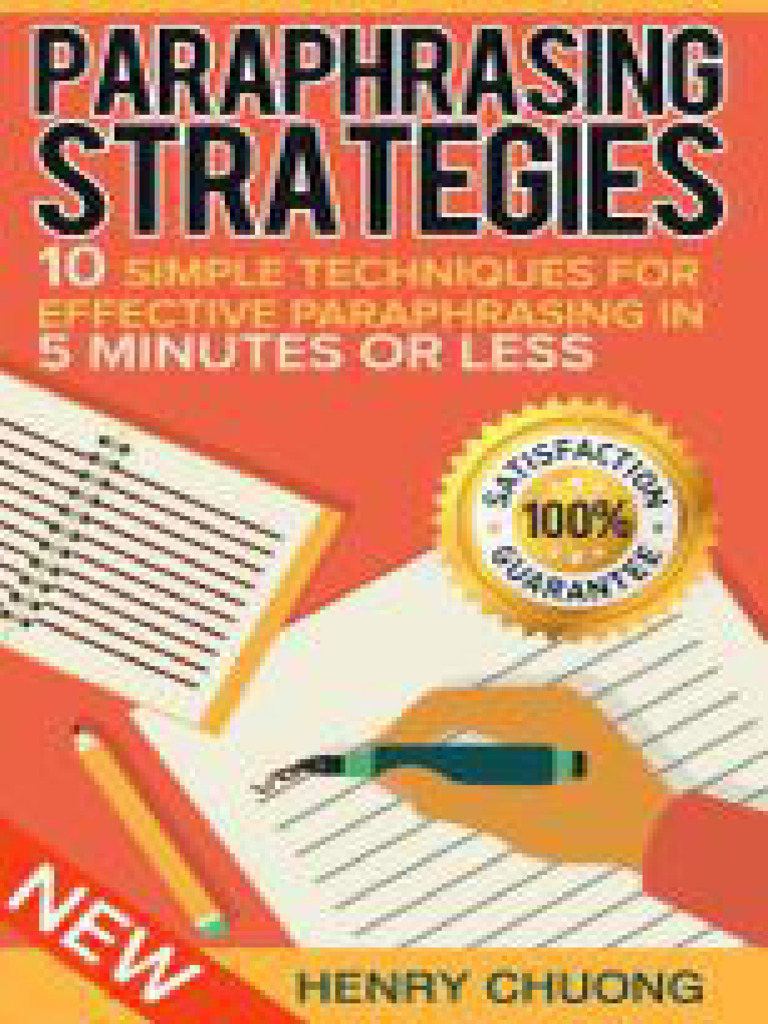 Paraphrasing Strategies 10 Simple Techniques For Effective Paraphrasing ...