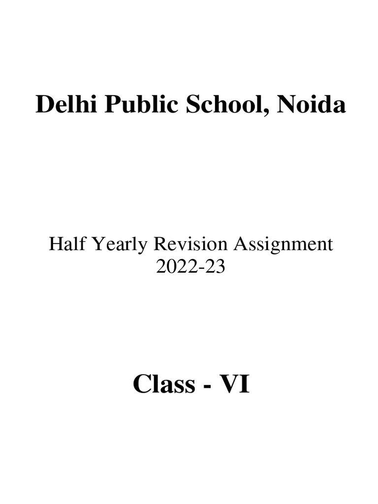 Class 6 - Revision Assignment 2022 23 | PDF | Leaf | Poetry