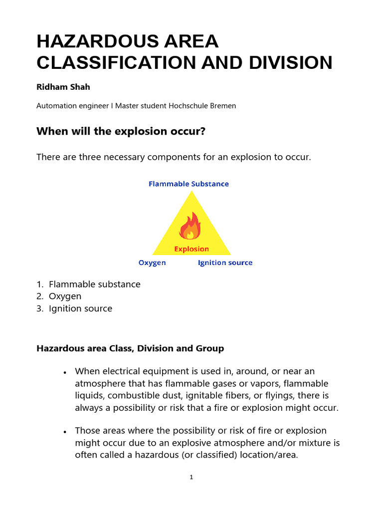 Hazardous Area Classification Guide | PDF | Science & Mathematics ...