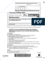 2410 WME01_01 IAL Mechanics M1 October 2024 (PDF) | PDF | Mass | Calculator