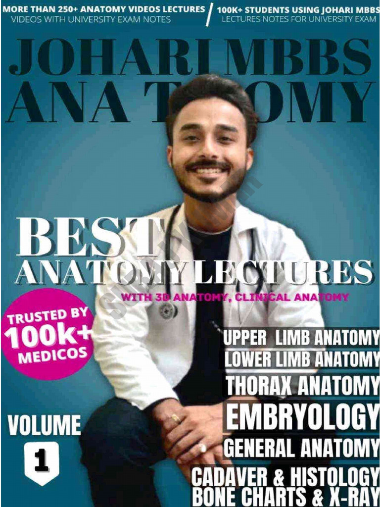 Johari Anatomy Volume 1 - Edited | PDF