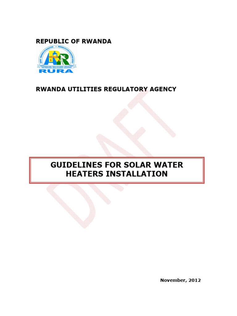 SWH Guidelines | PDF | Water Heating | Truss