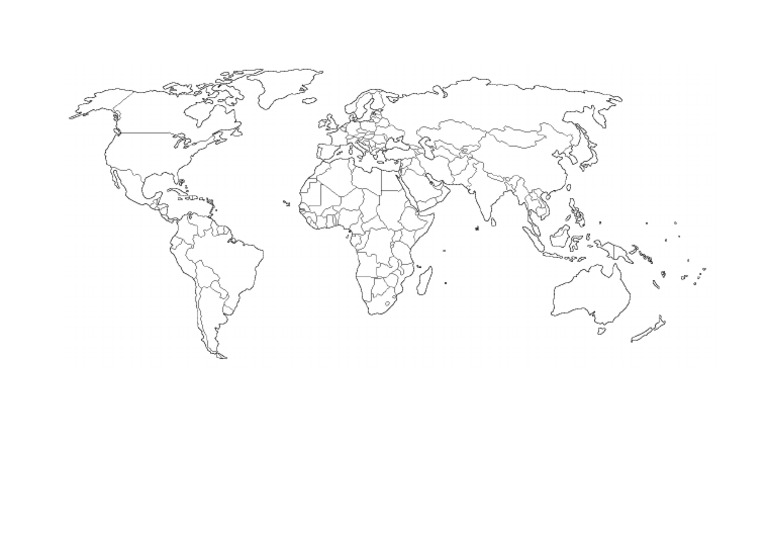 Mapa Mundi Mudo | PDF
