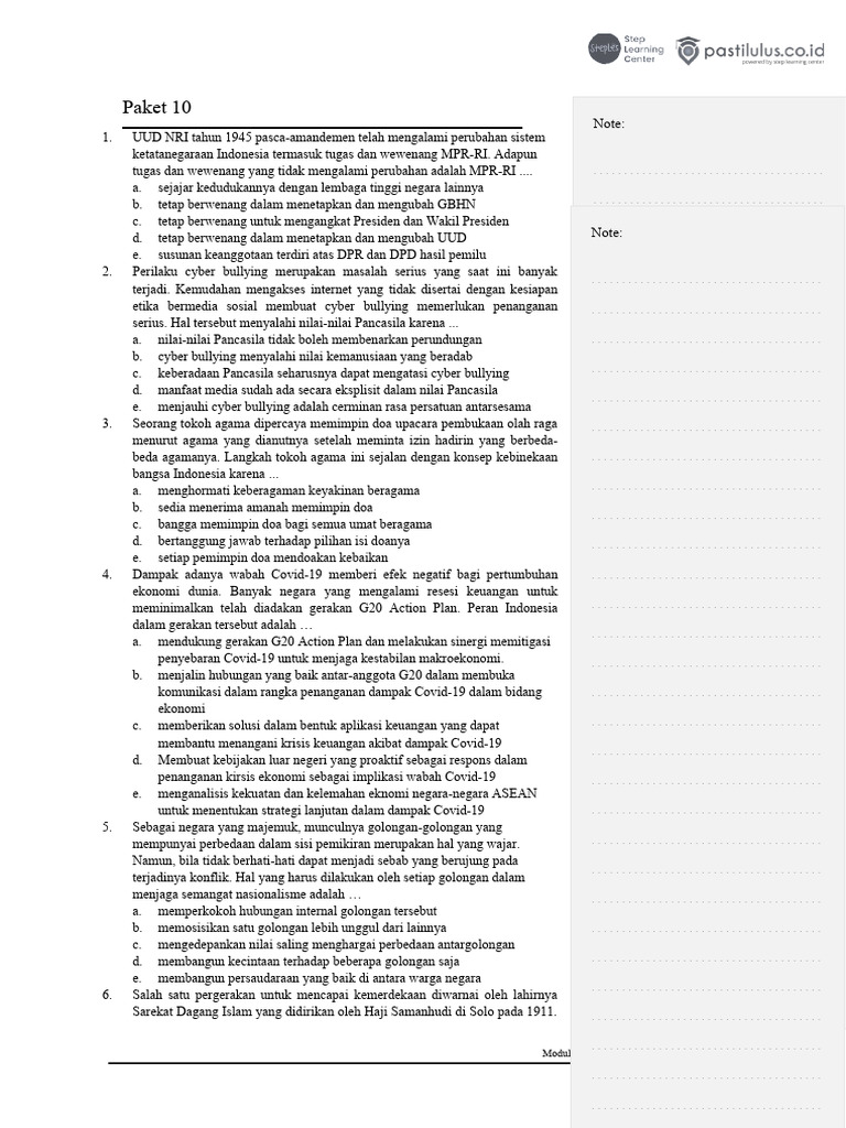 Tugas dan Wewenang MPR-RI Pasca Amandemen | PDF