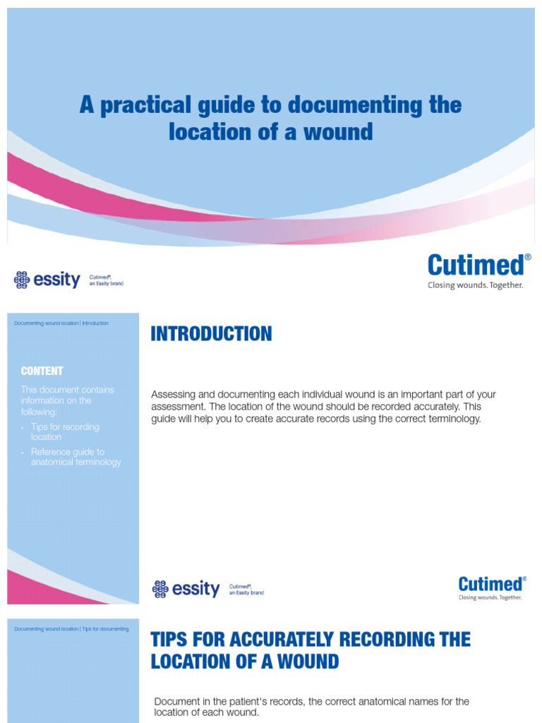 Cutimed Wound Location Mini Booklet v2 | PDF