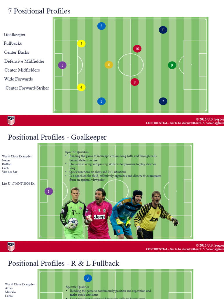 Positional Profiles | PDF | Team Sports | Sports Rules And Regulations