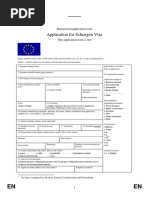 Portugal Schengen Visa Application Form | PDF | Travel Visa | Debit Card