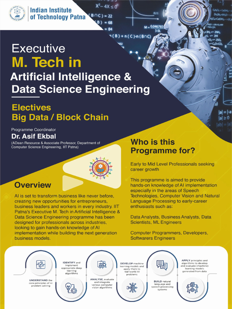 Exec M.tech in AI & DSE New Broucher | PDF