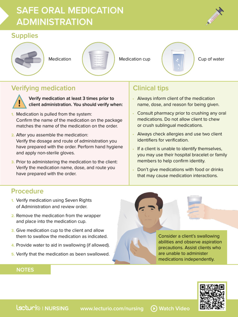 Nursing CS Safe-Oral-Medication-Administration 02 | PDF | Chemistry ...