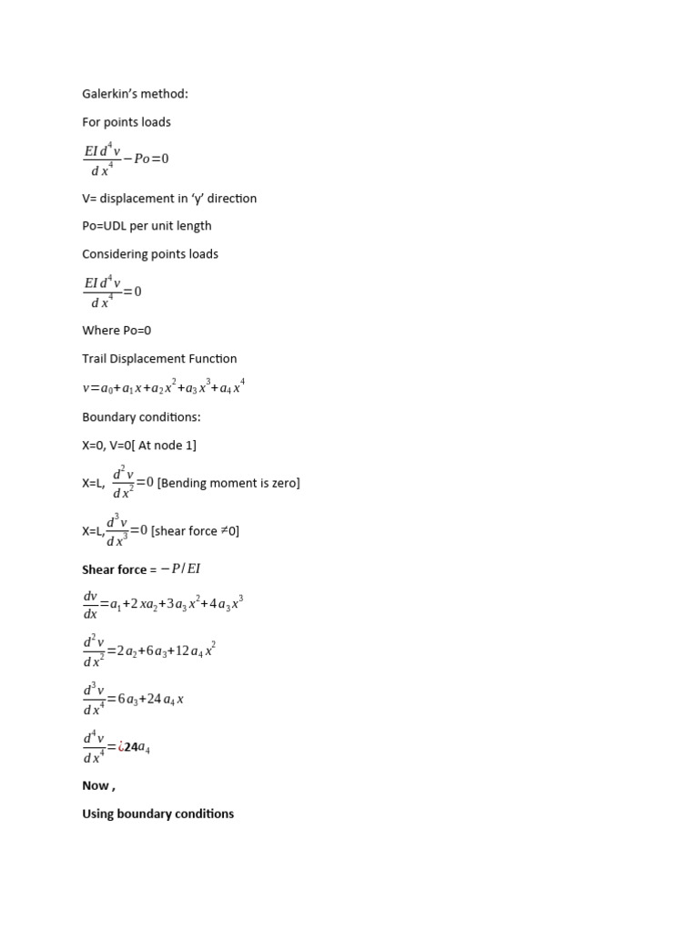 Galerkin | PDF | Mathematical Analysis | Mathematical Objects
