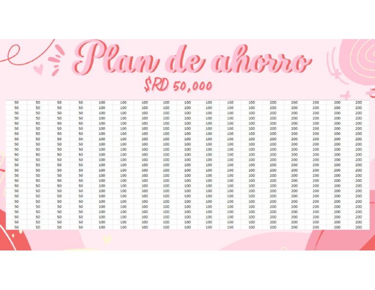 Plan de Ahorro 50,000 | PDF