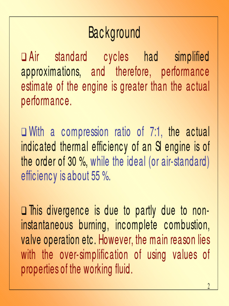 8-Fuel Air Cycles | PDF | Gases | Heat