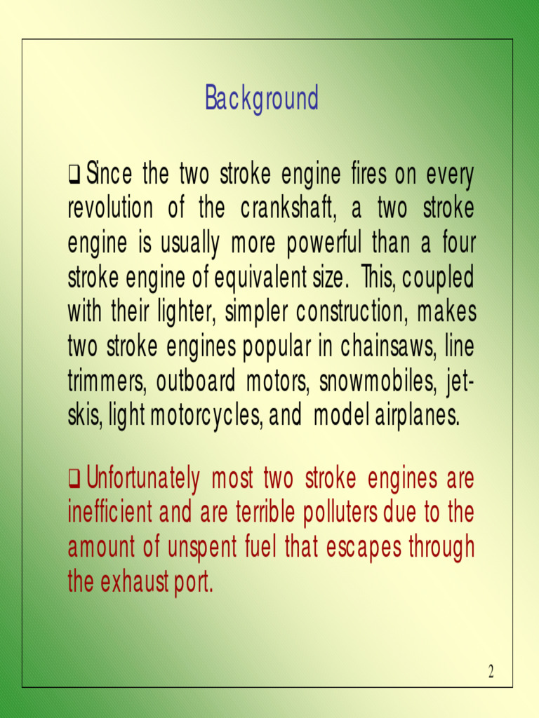11 Two Stroke Engines | PDF