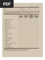 Teste: SRQ 20 - Self Report Questionnaire | PDF