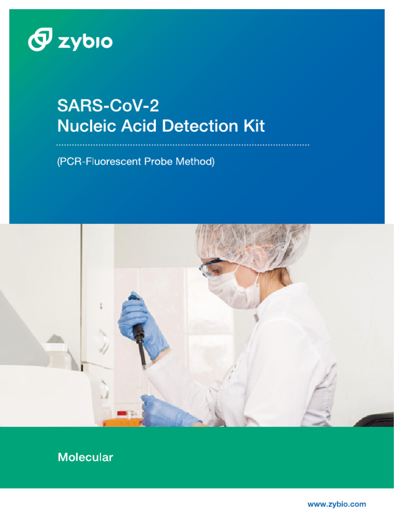 (Zybio) Brochure of SARS-CoV-2 Nucleic Acid Detection Kit (PCR-Fluroescent Probe Method) | PDF