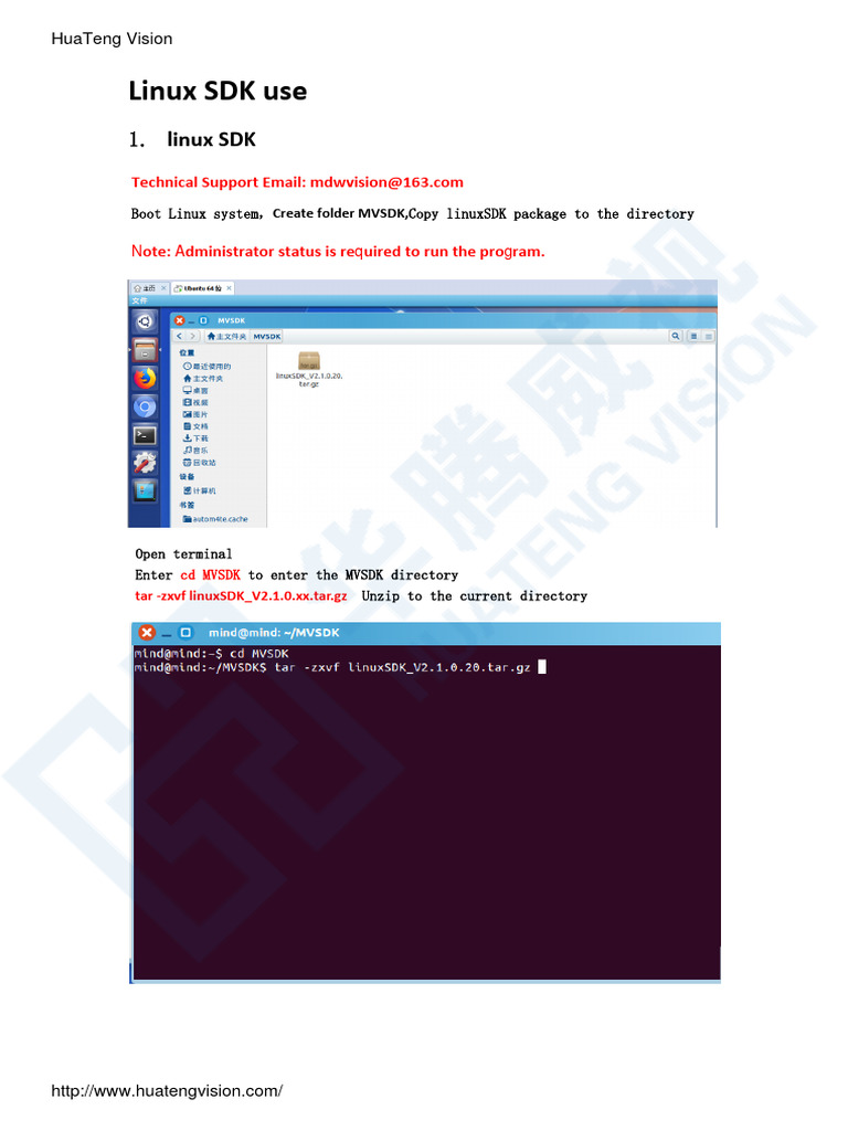 LinuxSDK Document | PDF | Ip Address | Library (Computing)