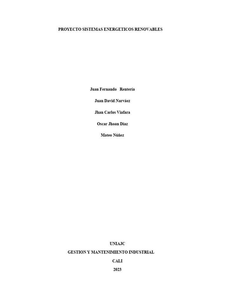 Proyecto Curso Gestion Del Mtto Industrial-2023-2 Borrador | PDF | Calidad (comercial ...