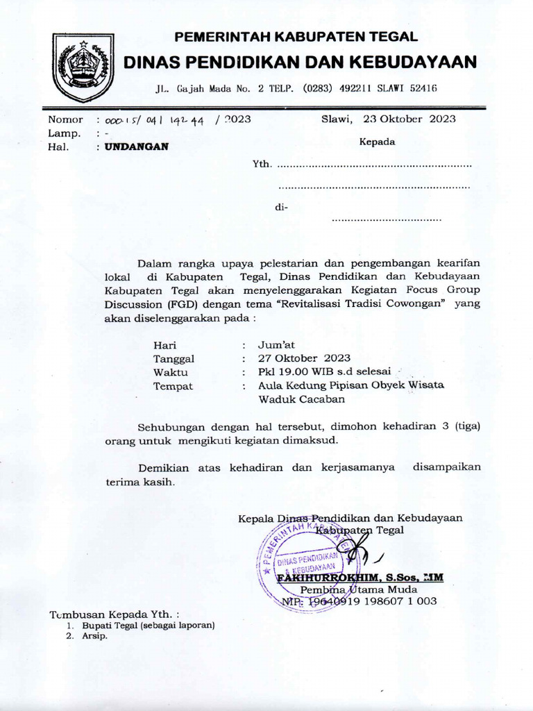 Und. FGD' Tradisi Cowongan' | PDF