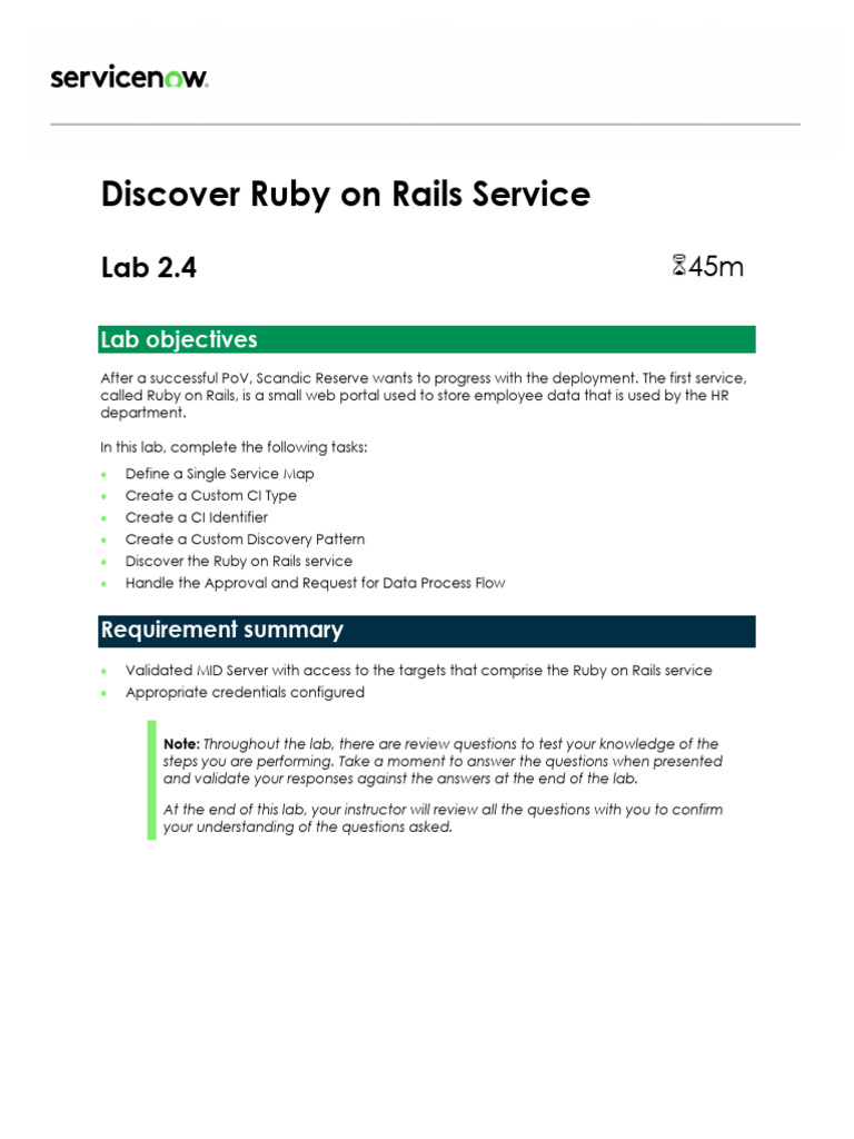 Ruby on Rails Service Discovery Lab | PDF | Ruby On Rails | Databases