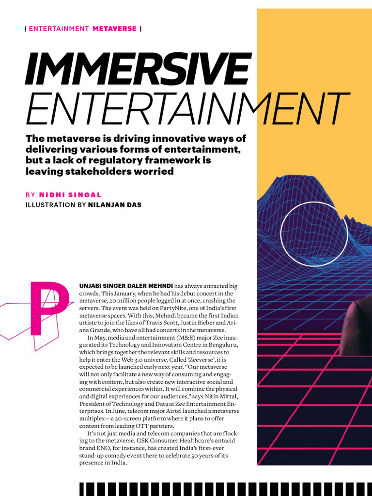 Immersive Entertainment | PDF | Computing