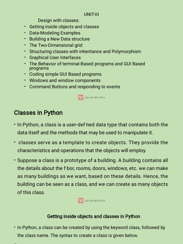Unit 3 | PDF | Graphical User Interfaces | Inheritance (Object Oriented ... Unit 3 | PDF | Graphical User Interfaces | Inheritance (Object Oriented ...