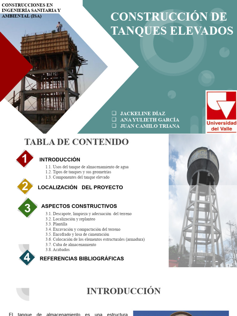 Tanques Elevados | PDF | Fundación (Ingeniería) | Agua