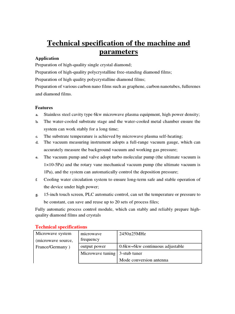 Cvd Machine Pdf