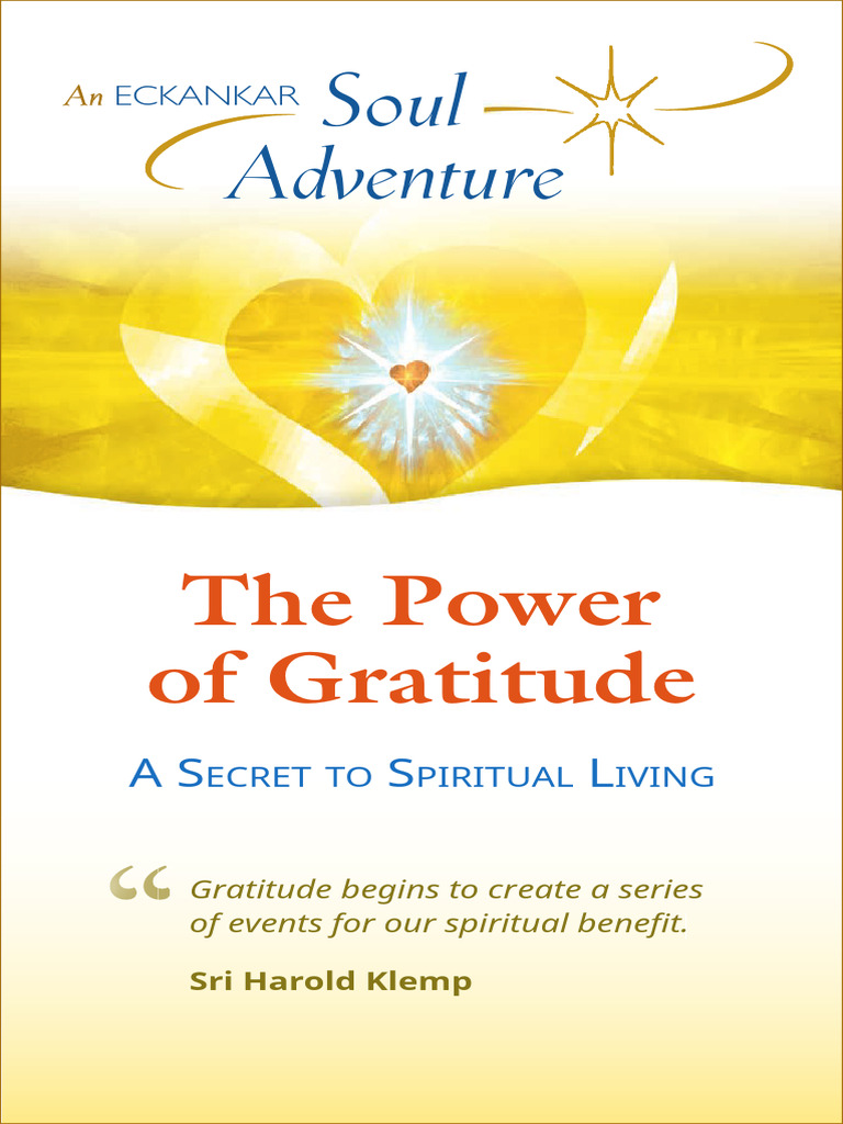 The Power Of Gratitude Joyce Pdf Religious Belief And Doctrine