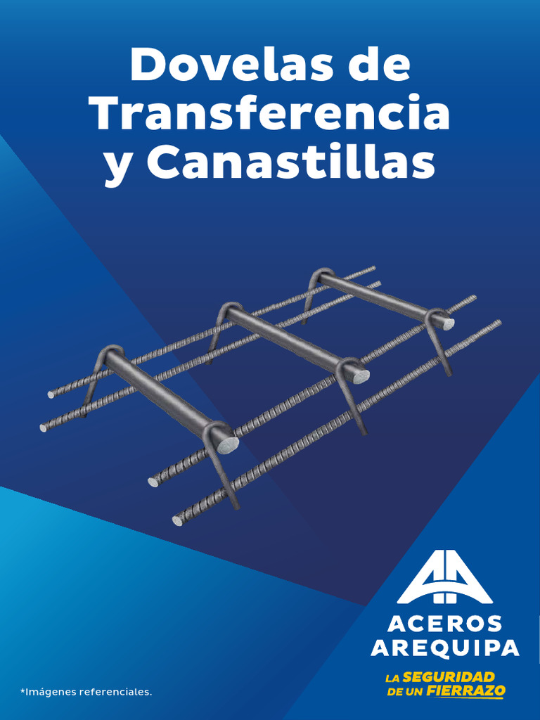 Dovelas y Canastillas para Pavimentos | PDF | Acero | Ingeniería de ...