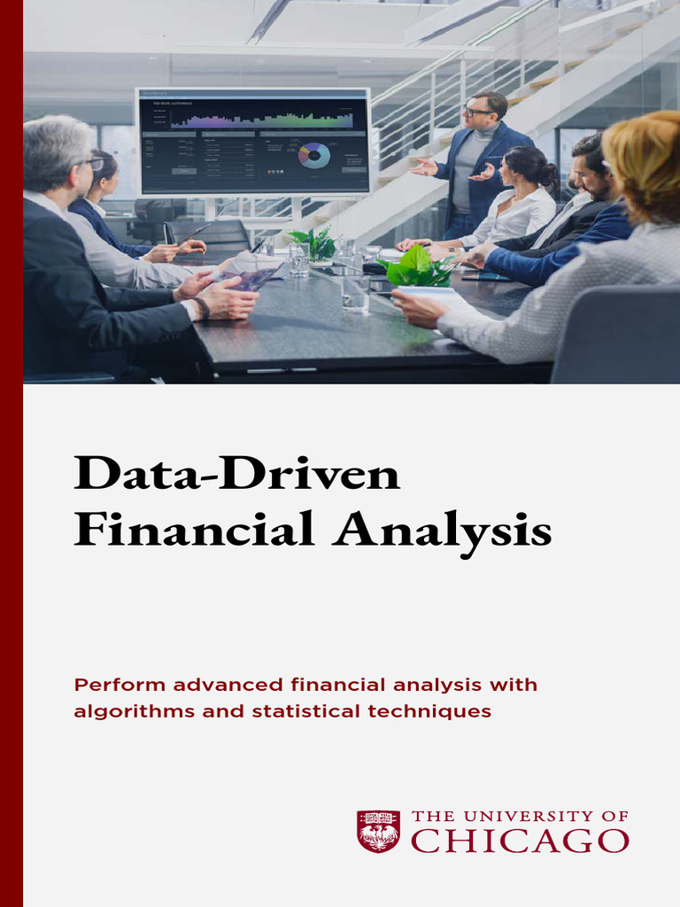 CHICAGO - BROCHURE - ENG - Data Driven Financial Analysis | PDF | Regression Analysis | Statistics