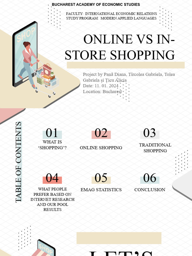 Onlinevsinstoreshopping | PDF | Online Shopping | E Commerce