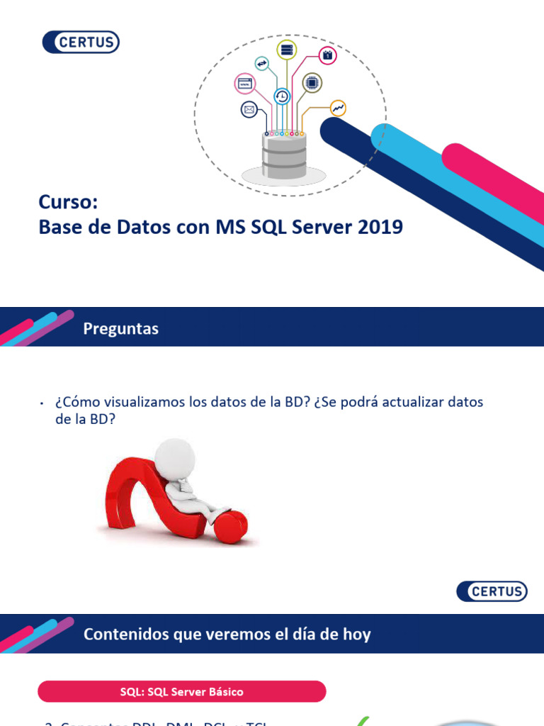 Curso SQL Server: Consultas y Operadores | PDF | SQL | Servidor SQL de Microsoft