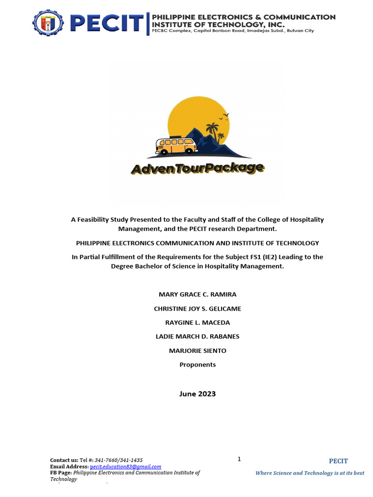 CHAPTER 1-6 Feasibility Study | Download Free PDF | Recycling | Waste