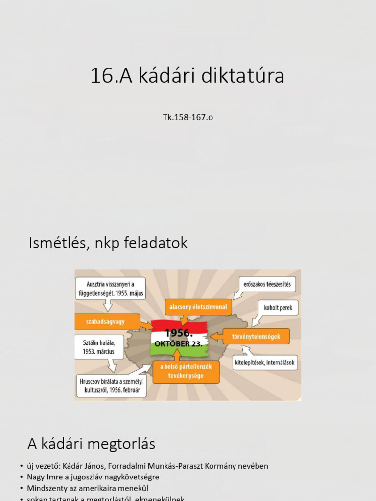 A Kádári Diktatúra | PDF