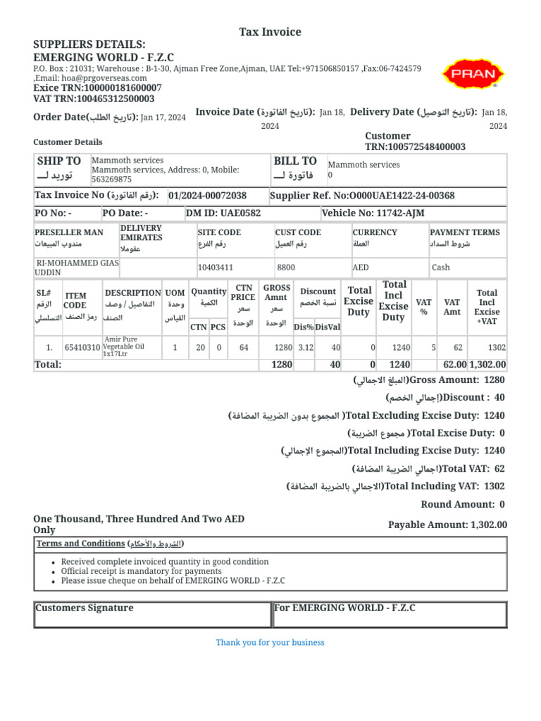 Mammoth Service | PDF