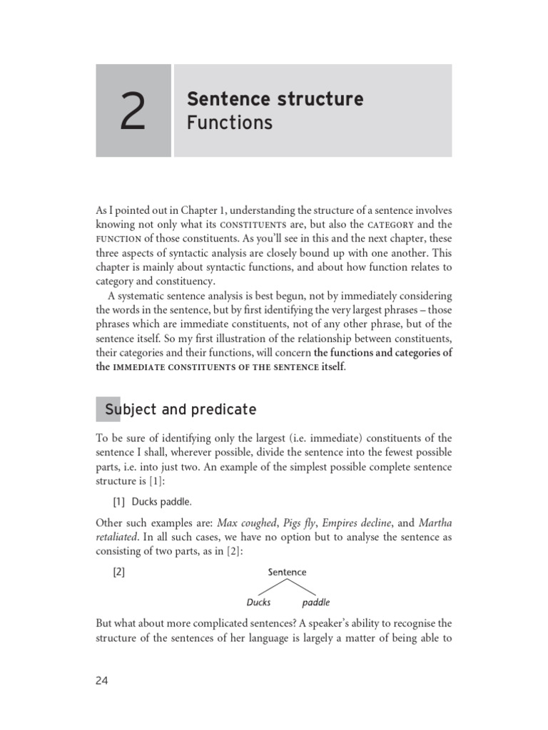 Chapter 2 | PDF | Phrase | Subject (Grammar)