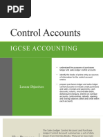 Control Account Format | PDF
