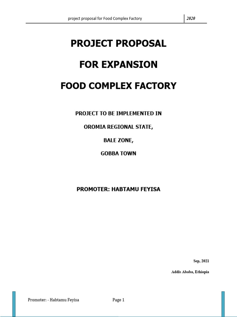 Expansion of Food Complex in Oromia | PDF | Depreciation | Taxes