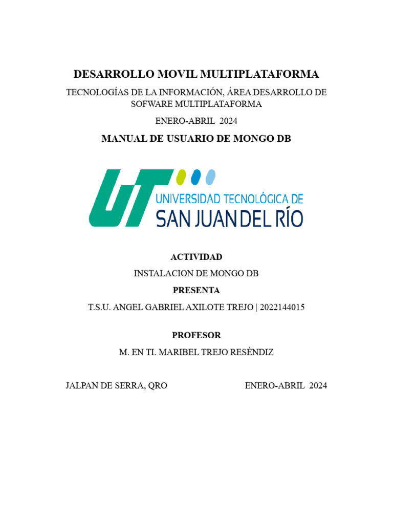 Manual de Mongodb | PDF | Informática