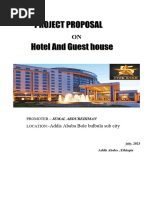 PROJECT PROPOSAL On Hotel Final Doct Edited | PDF | Internal Rate Of ...