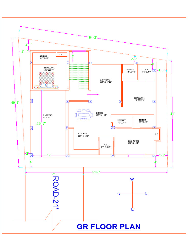 GR Floor 19.01.2024 | PDF | Buildings And Structures | Queensland ...