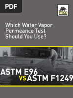 Astm F1249 20 | PDF | Humidity | Vacuum Tube