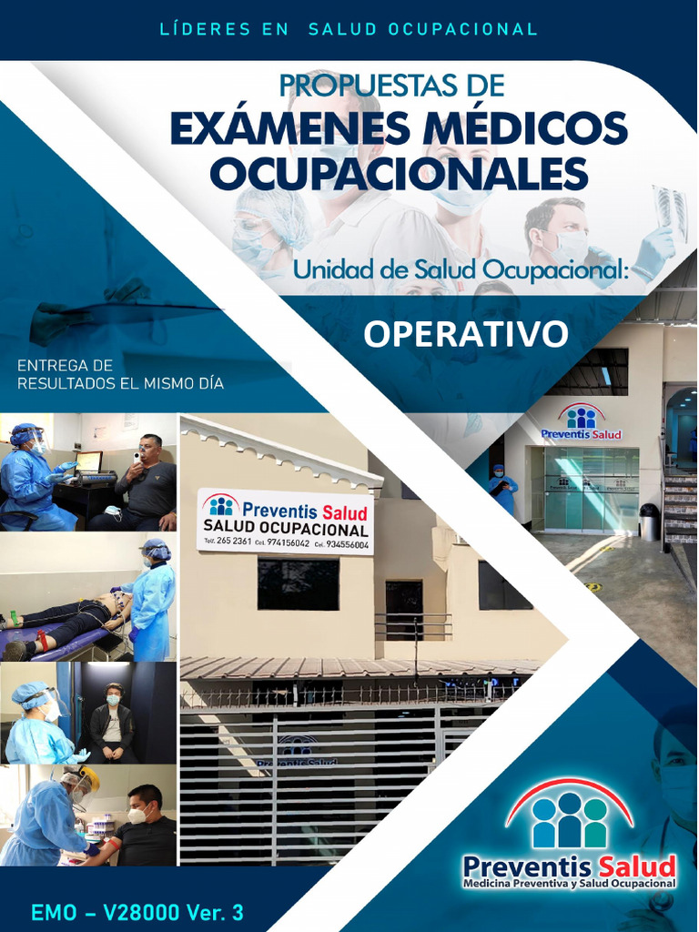 Protocolo de Emo - Preventis Salud | PDF | Enfermedades y trastornos | Medicina