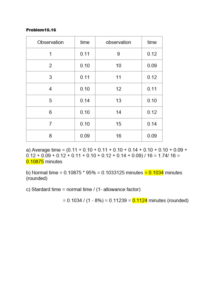 Answer Assignment Problem10 | PDF
