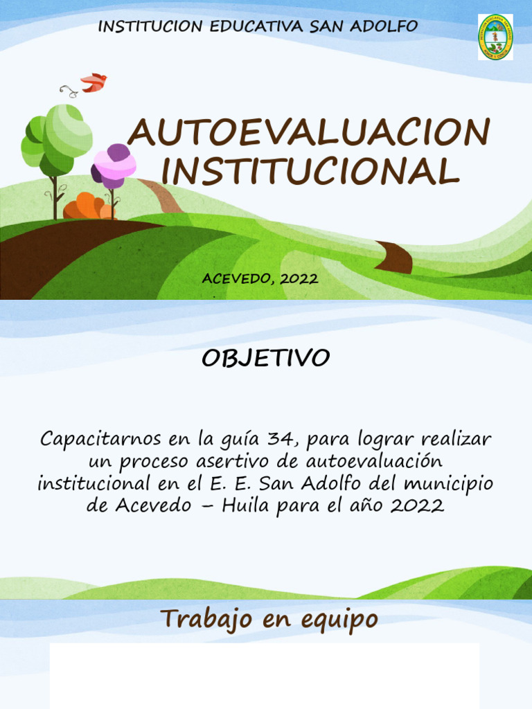 Autoevaluacion Institucional | Descargar gratis PDF | Evaluación ...